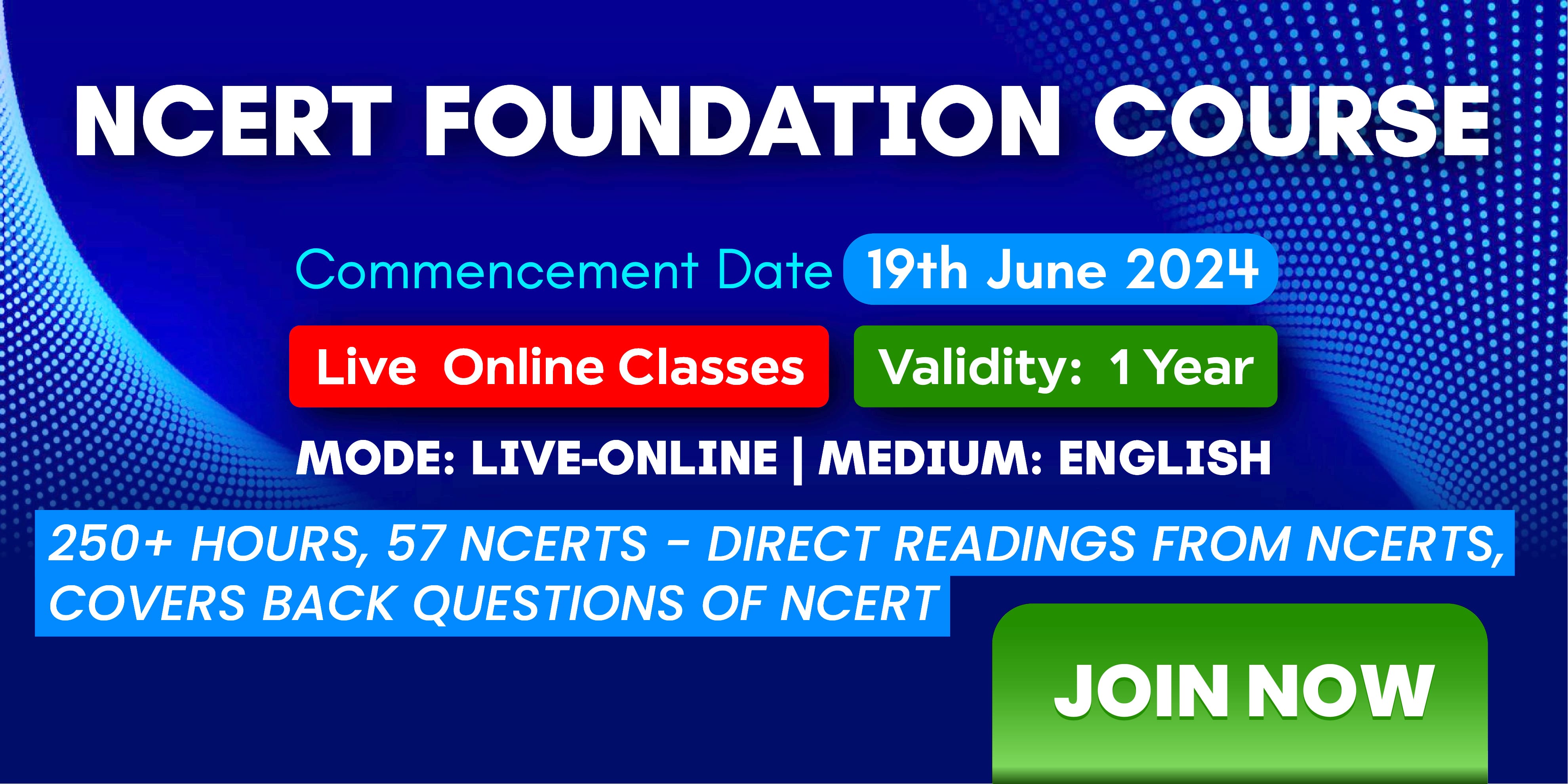 NCERT Foundation Course | Tathastu ICS